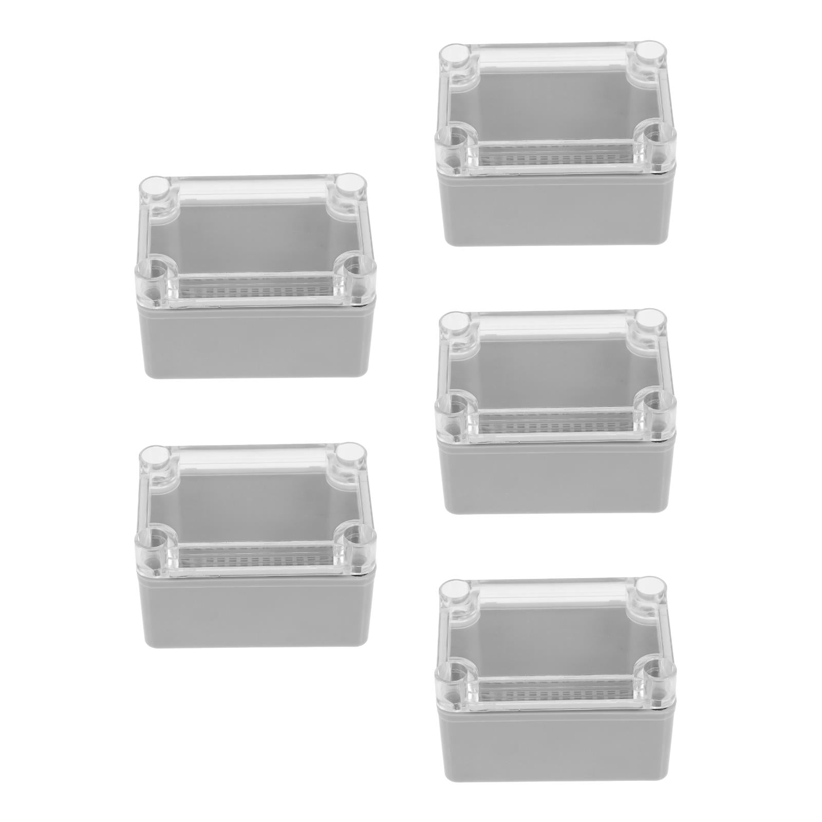 Masteelf 5pcs Junction Box Transparent Cover Waterproof Abs Enclosure ...