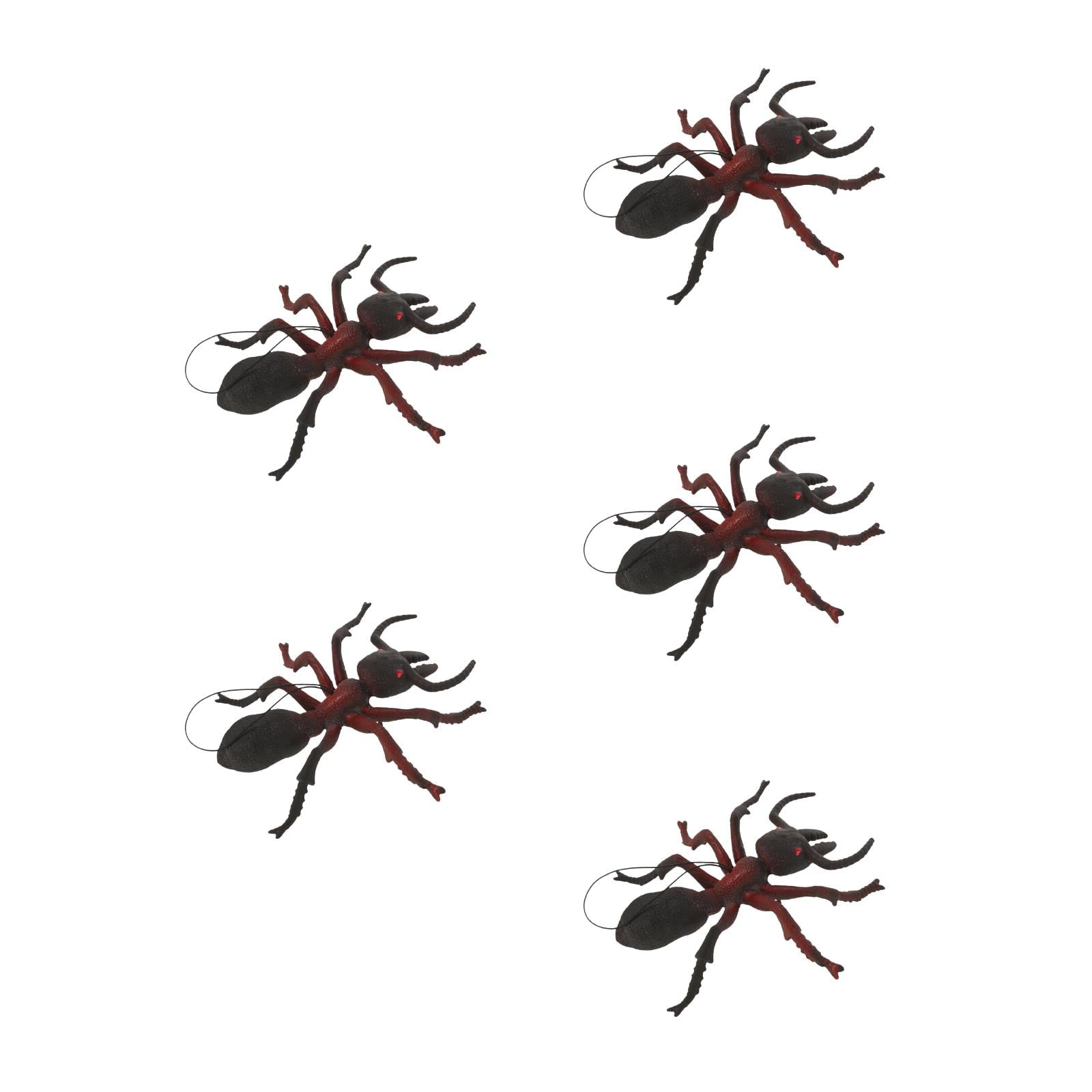 Masteelf 5pcs Lifelike Ant Model Polyethylene Ant Model Garden Ant ...