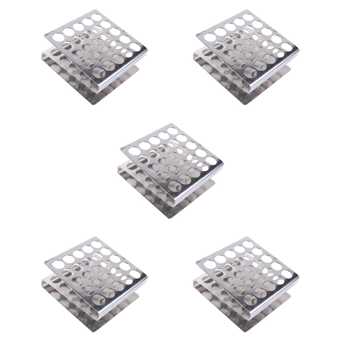 Masteelf 5pcs Metal Test Tube Holder- Test Tube Rack Z Shaped Pipe ...