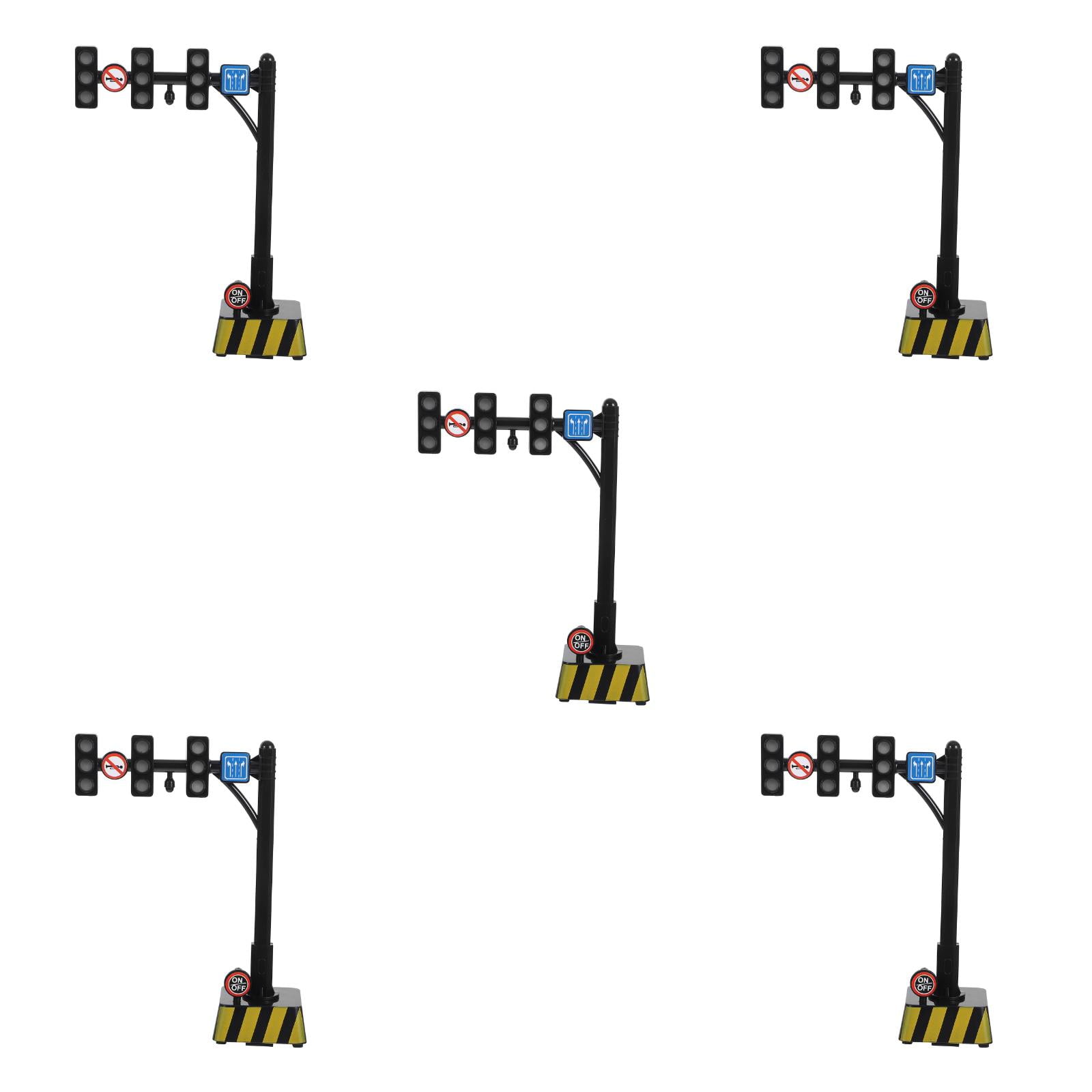 Masteelf 5pcs Mini Signal Light Realistic Traffic Signal Toy For ...