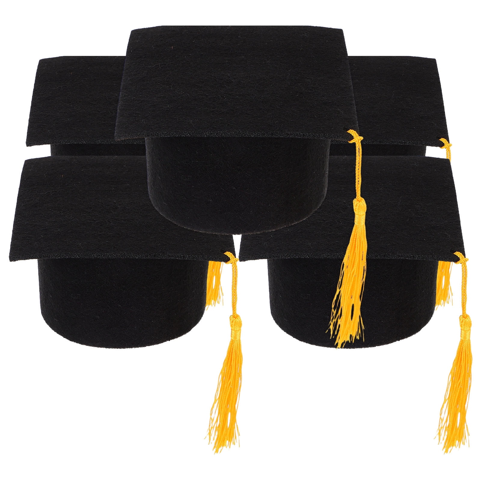 Masteelf 5pcs Miniature Graduation Caps Decorations Bachelor Hats Small ...