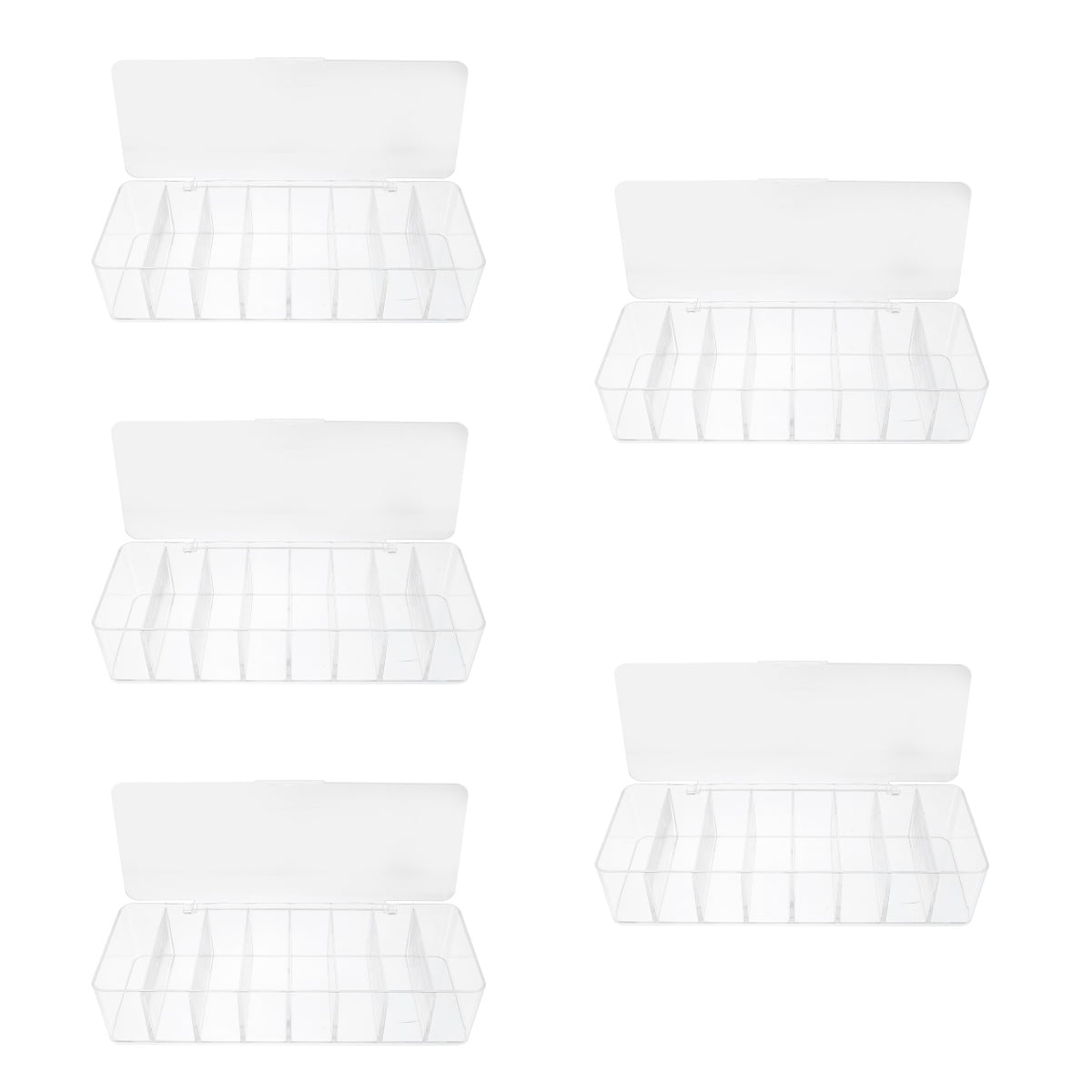 Masteelf 5pcs Plastic Cable Management Box Cord Organizer Box with 8 ...