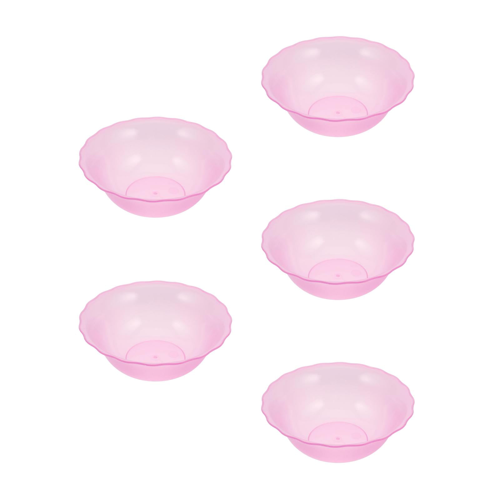 Masteelf 5pcs Plastic Tub Clear Basin Tub Face Cleansing Washing Basin ...