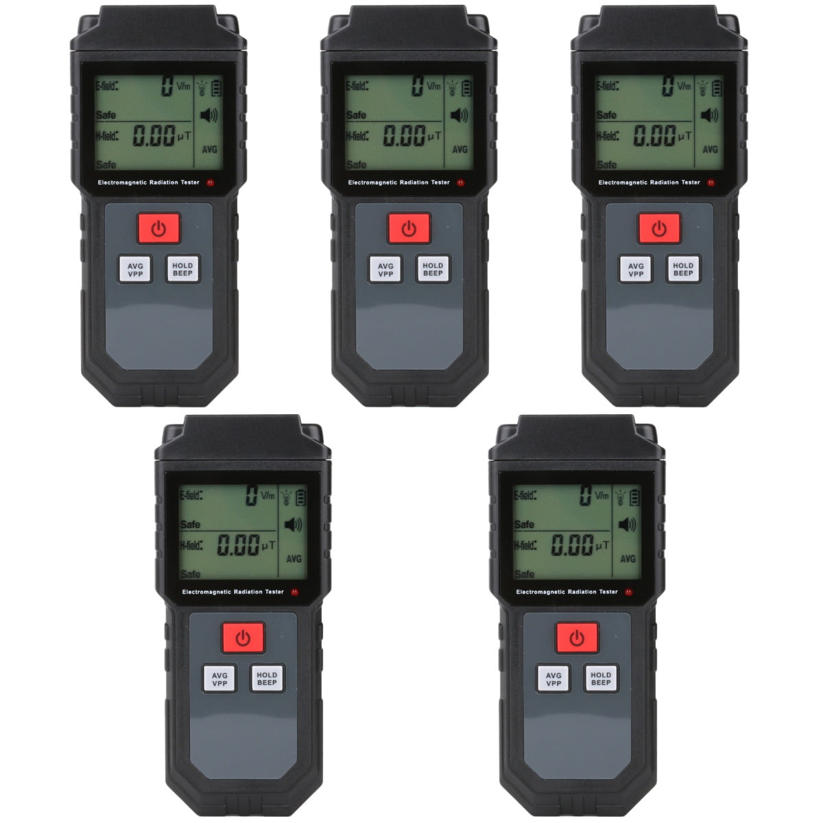Masteelf 5pcs Radiation Detector Electromagnetic Radiation Meter Emf ...