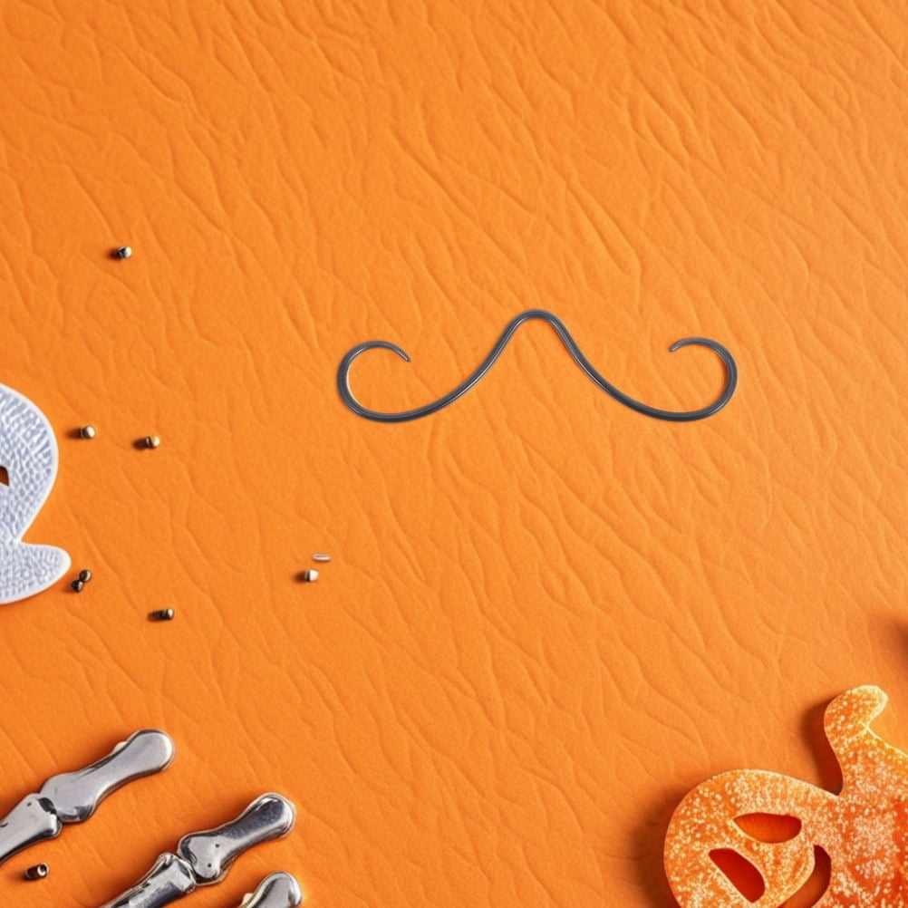 Masteelf 5pcs Septum Mustache Nose Ring Septum Ring Metal Septum Rings ...