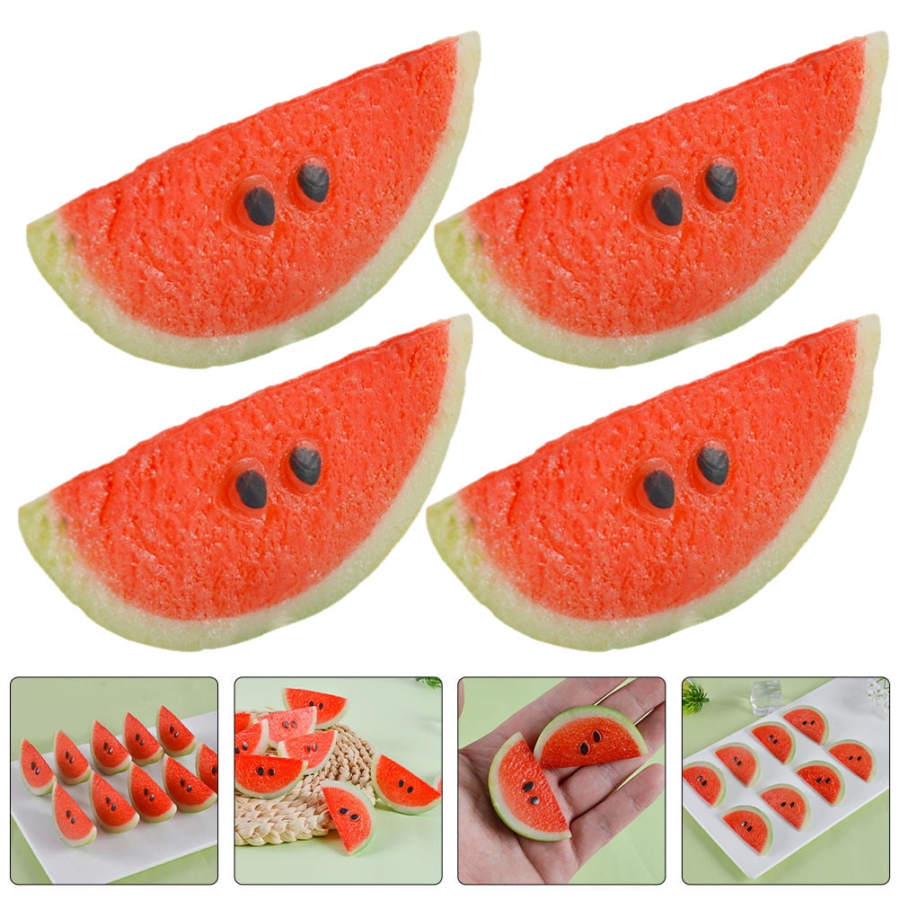 Masteelf 5pcs Simulated Miniature Watermelon Model Faux Mini Watermelon ...