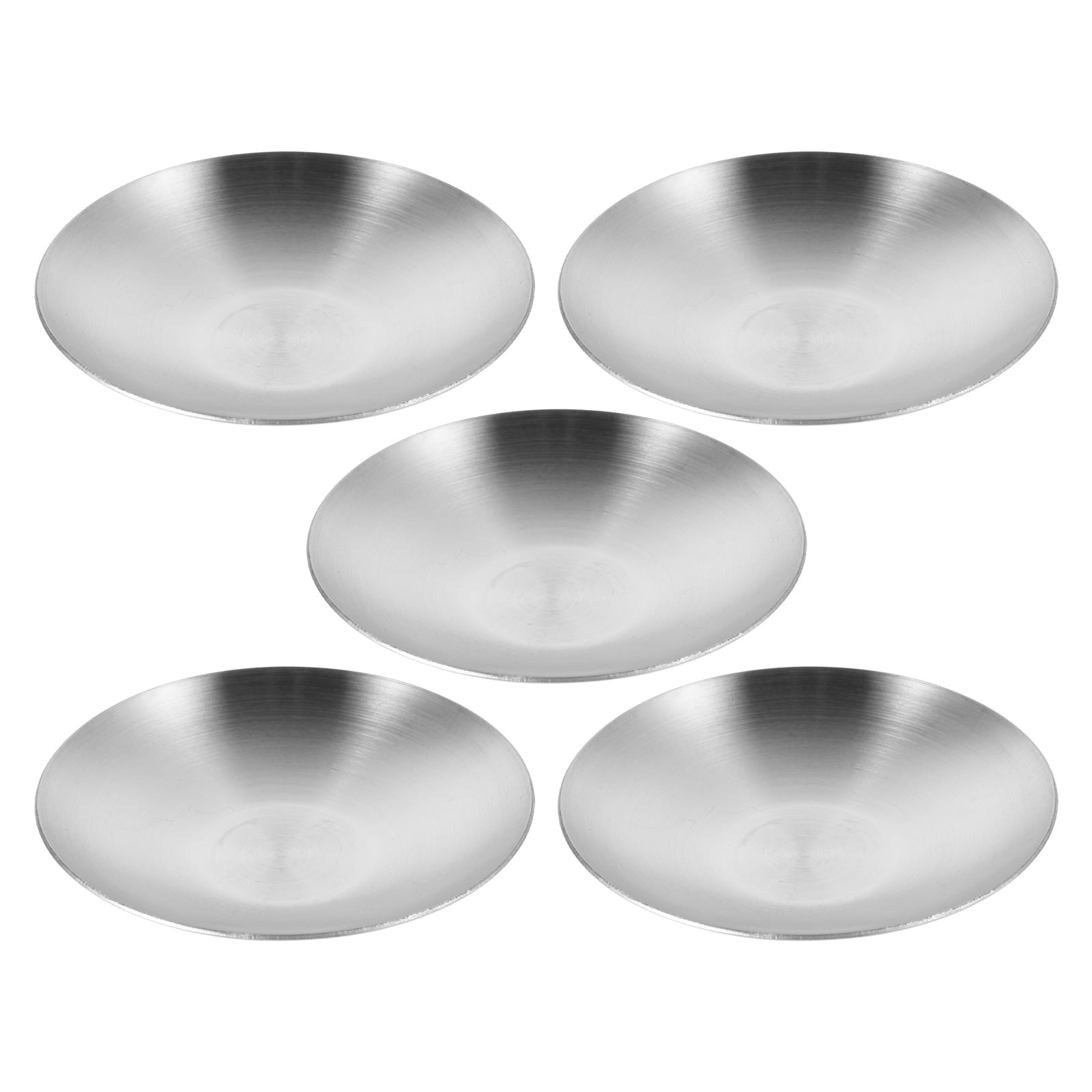 Masteelf 5pcs Stainless Steel Round Mini Saucer Bowls Decorative Side ...