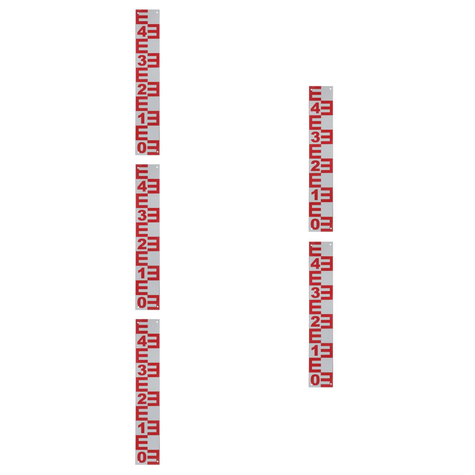 Masteelf 5pcs Stainless Steel Water Level Measuring Tool Water Level ...