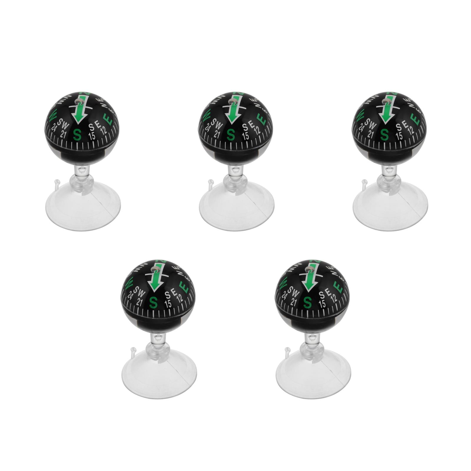 Masteelf 5pcs Suction Cup Compass Vehicle Compass For Dashboard ...