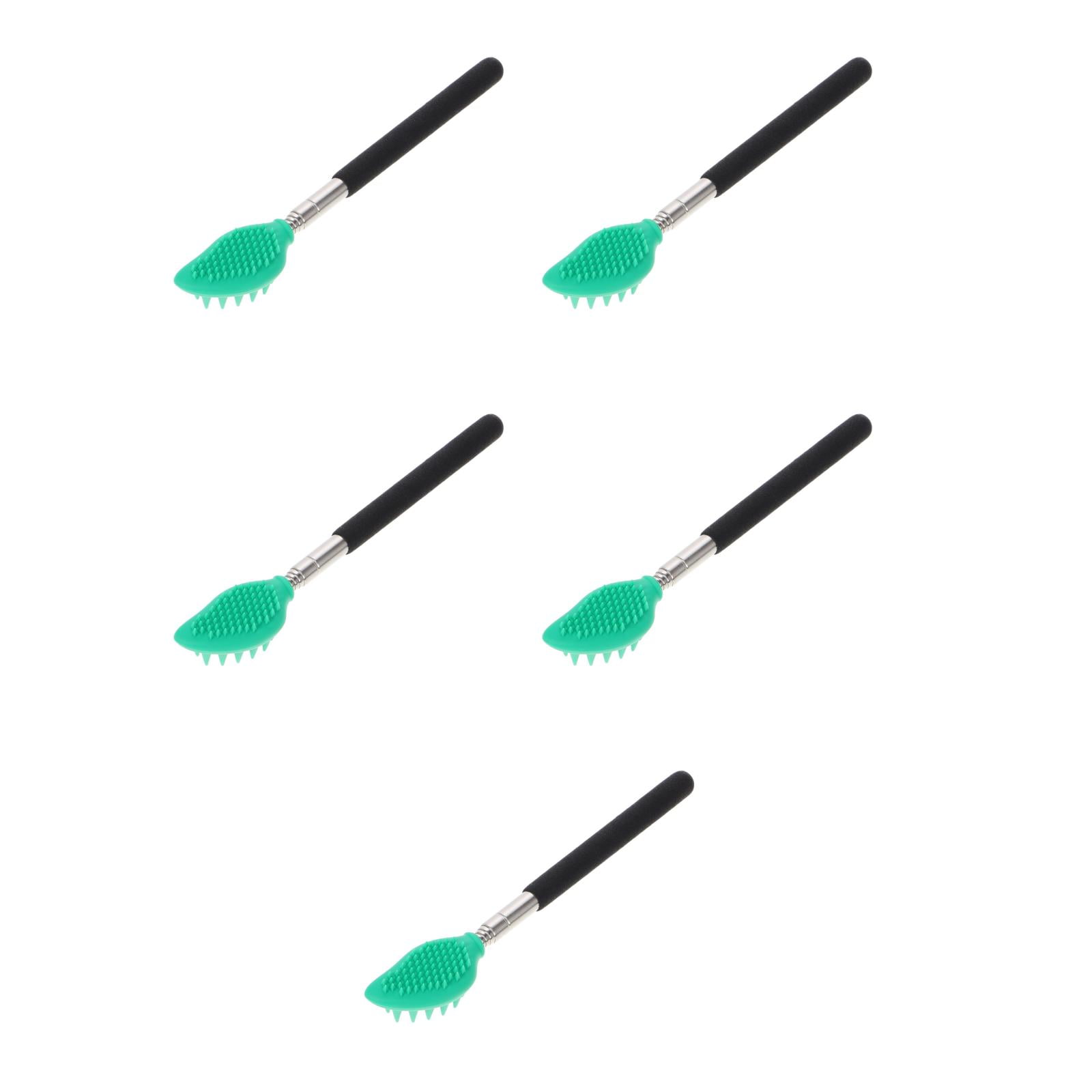 Masteelf 5pcs Telescoping Back Scratcher Extendable Silicone Massage ...