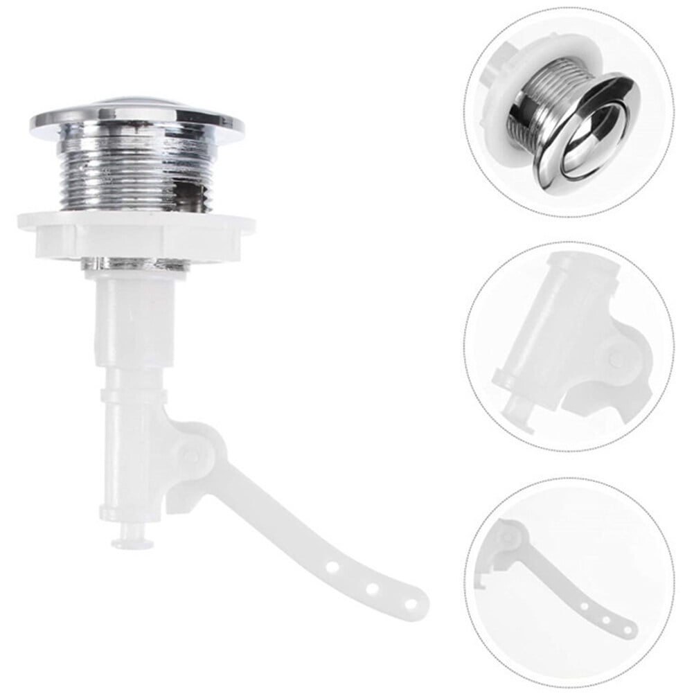 Masteelf 5pcs Toilet Flush Button Toilet Single Push Button Bathroom ...