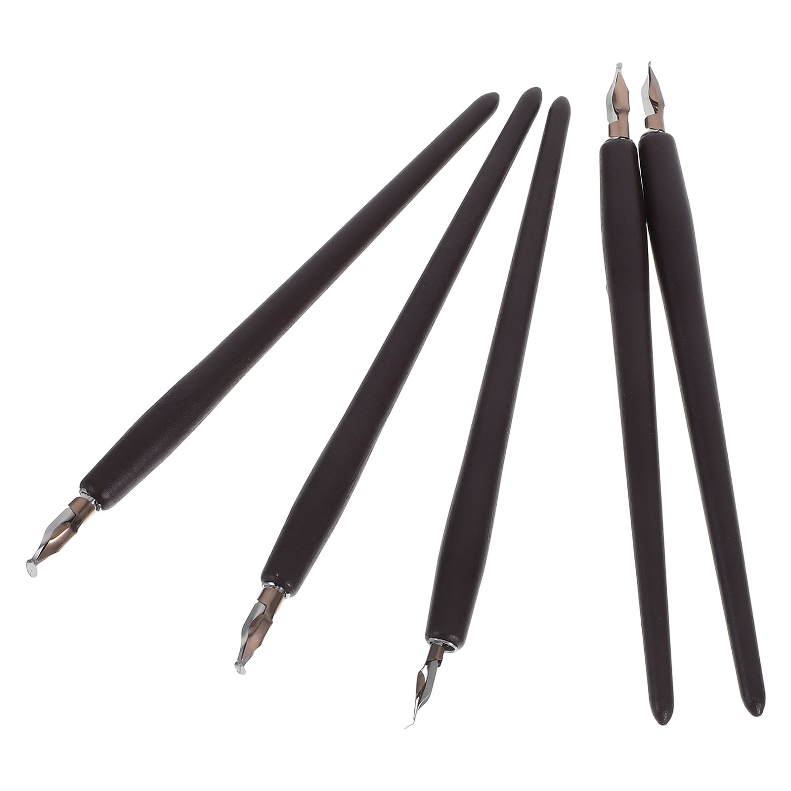 Masteelf 5pcs Vintage Wooden Dip Pen for Calligraphy and Art for ...