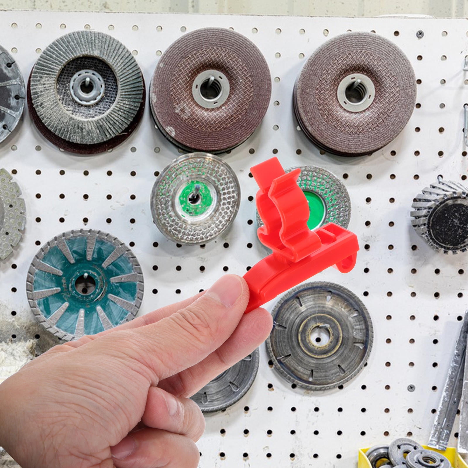 Masteelf 5pcs Wall-Mounted Pegboard Hooks Heavy-Duty Hanging Hooks Rack ...