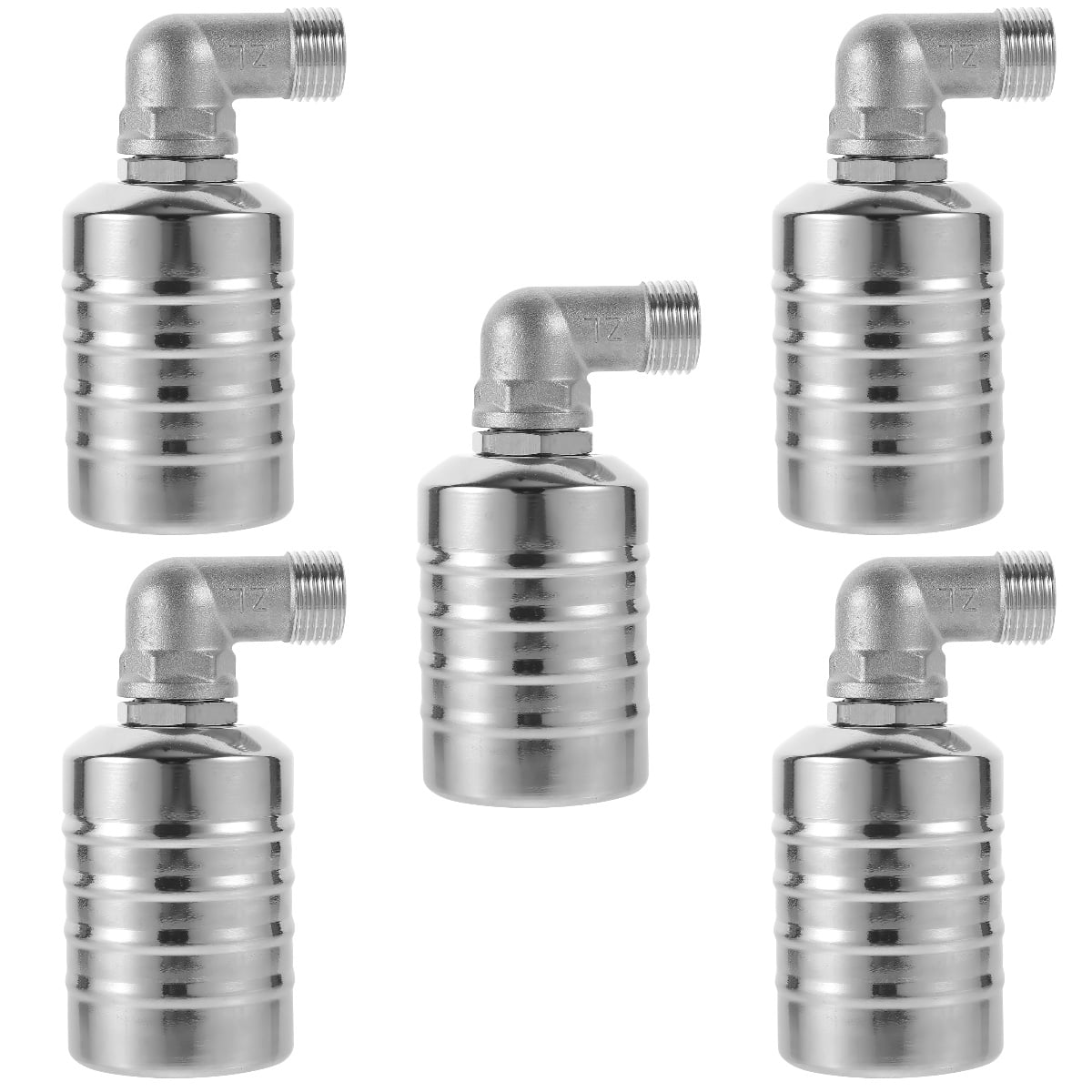 Masteelf 5pcs Water Tank Float Valve 1/2 Inch Side Inlet Automatic Shut ...