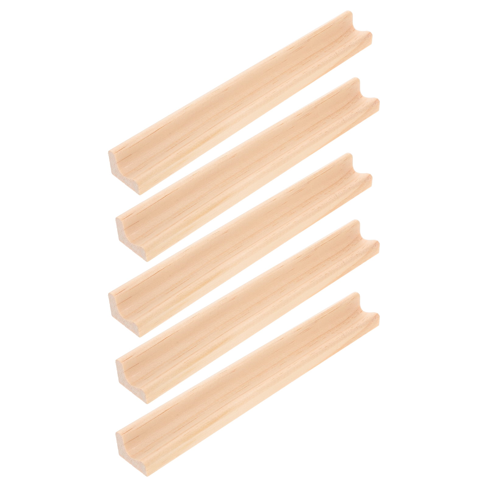 Masteelf 5pcs Wooden Domino Racks Replacement Letter Tiles Holder Rack ...