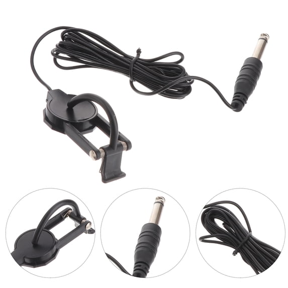 Masteelf 6.35mm Jack Clip On Pickup for Acoustic Violin Guitar Mandolin ...