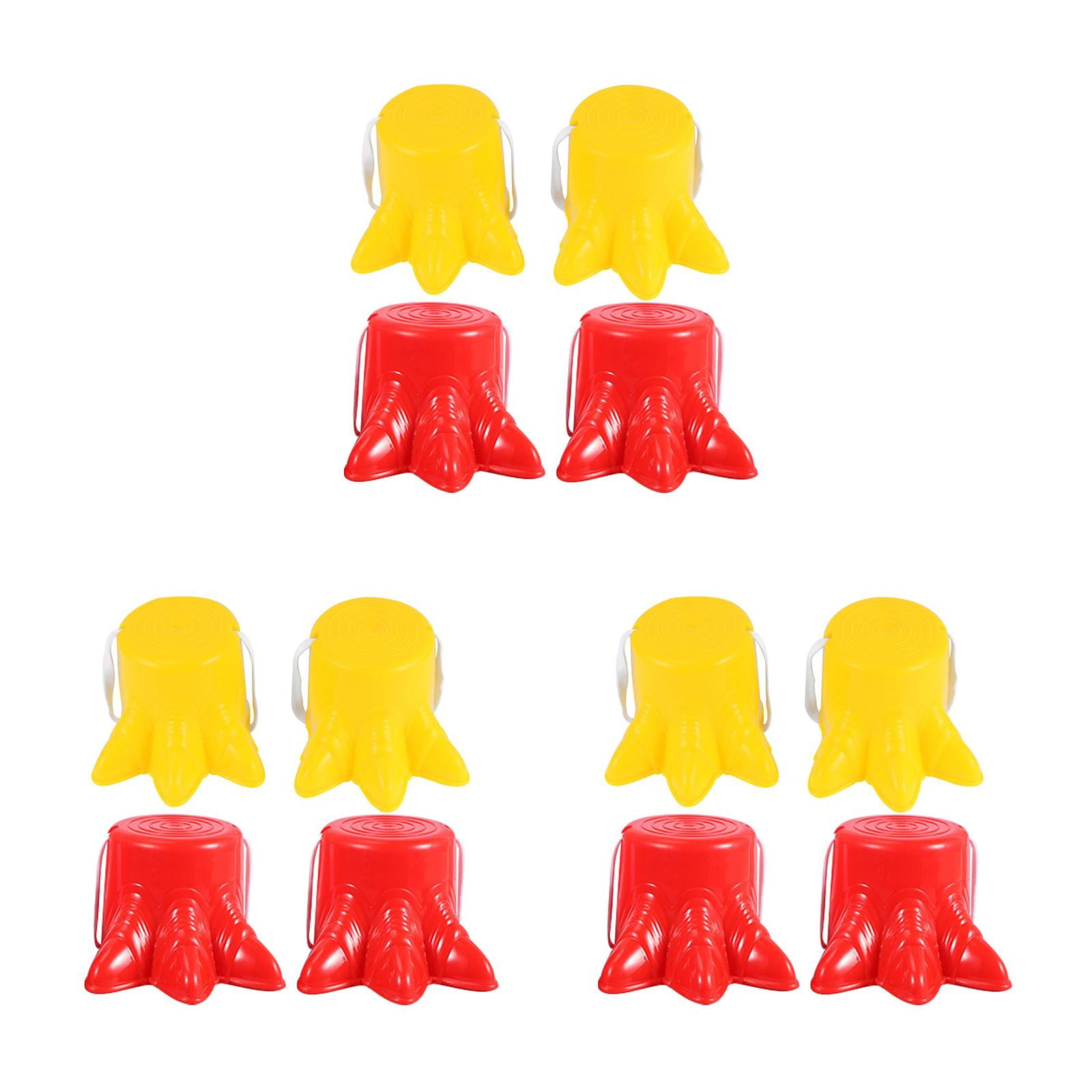 Masteelf 6 Pairs Bucket Stilts Kid Stilt Walking Cups Kids Stepper Toy ...