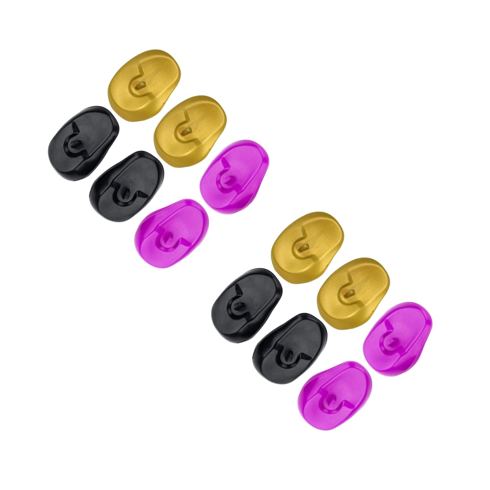 Masteelf 6 Pairs of Hair Dye Earmuffs Plastic Ear Protectors Ear Caps ...