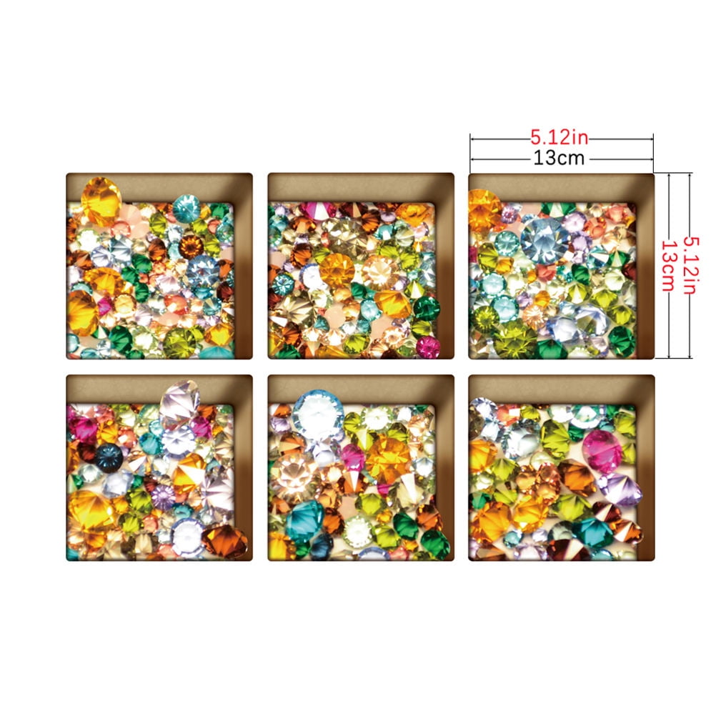 Masteelf 6 Pcs 3D Tub Decal Bathtub Plug Stopper Tape Sealant Strip ...