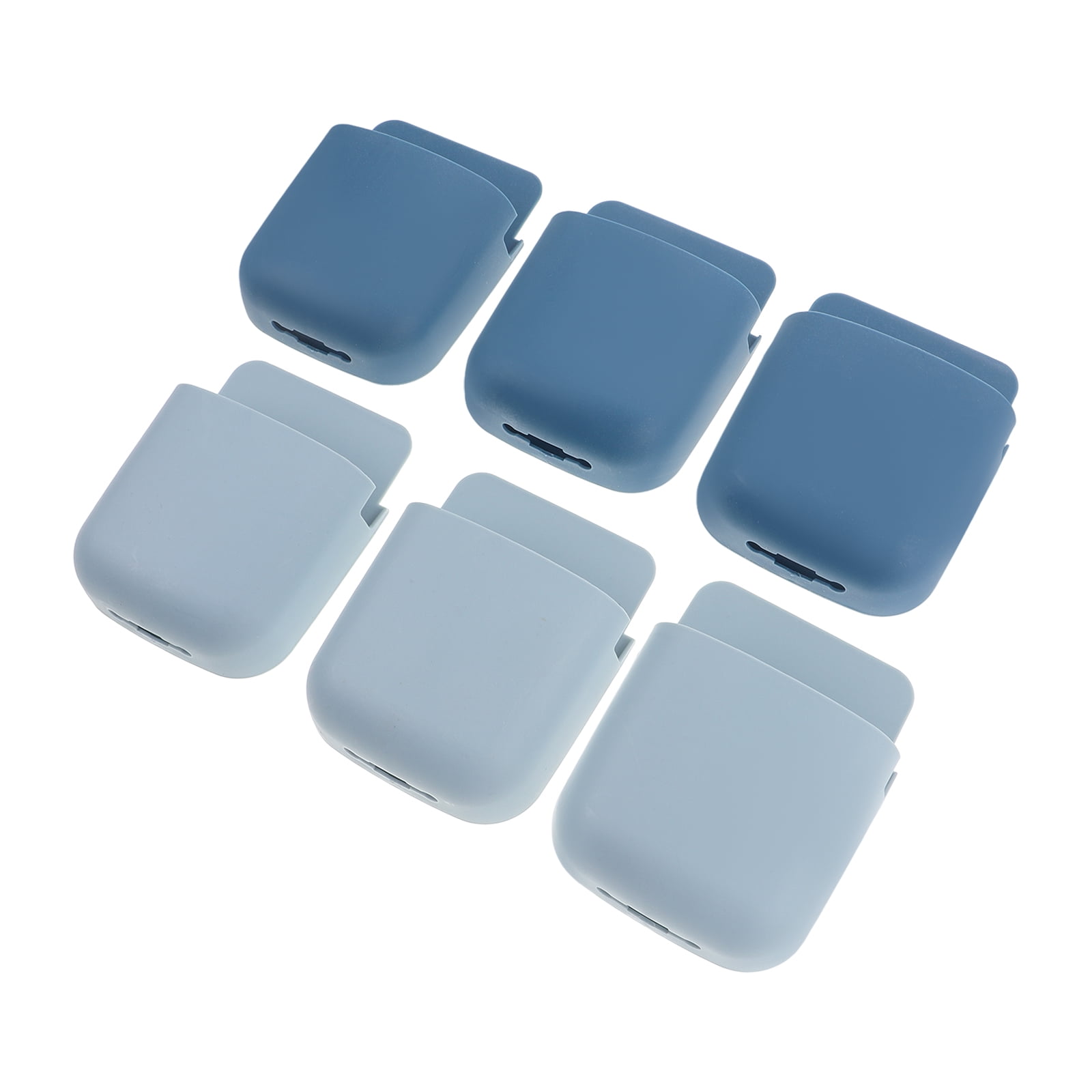 Masteelf 6 Pcs Adhesive Storage Racks Wall-mounted Holders Phone ...