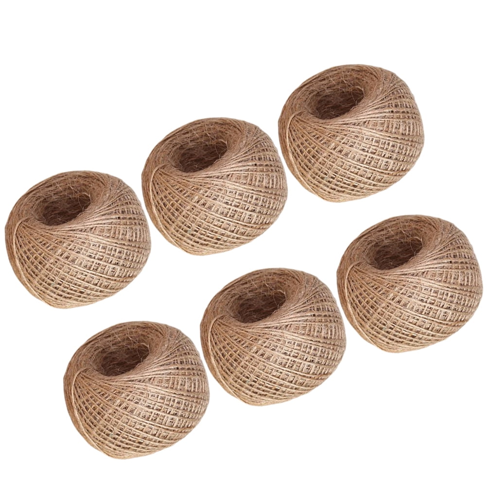 Masteelf 6 Pcs Artificial Jute Twine Ribbon Washing Line Rope ...