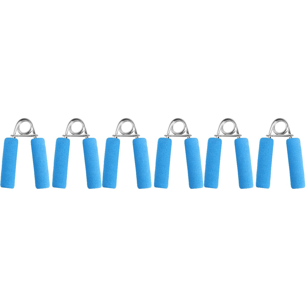 Masteelf 6 Pcs Blue Hand Grip Steel Grippers Forearm Wrist Heavy ...