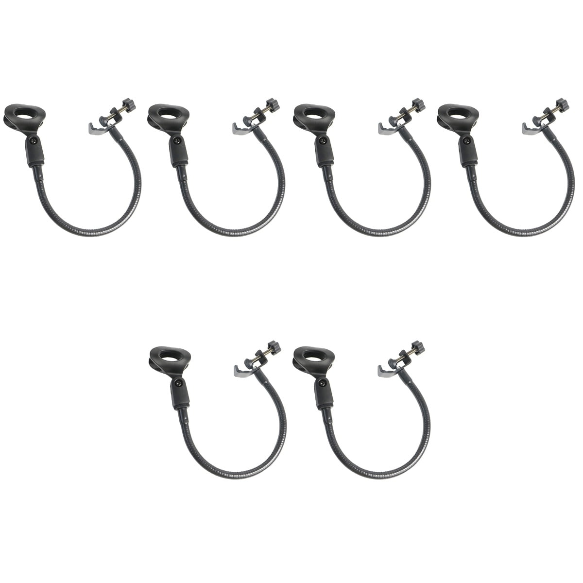 Masteelf 6 Pcs Convenient Microphone Shelves Universal Micphone Storage ...