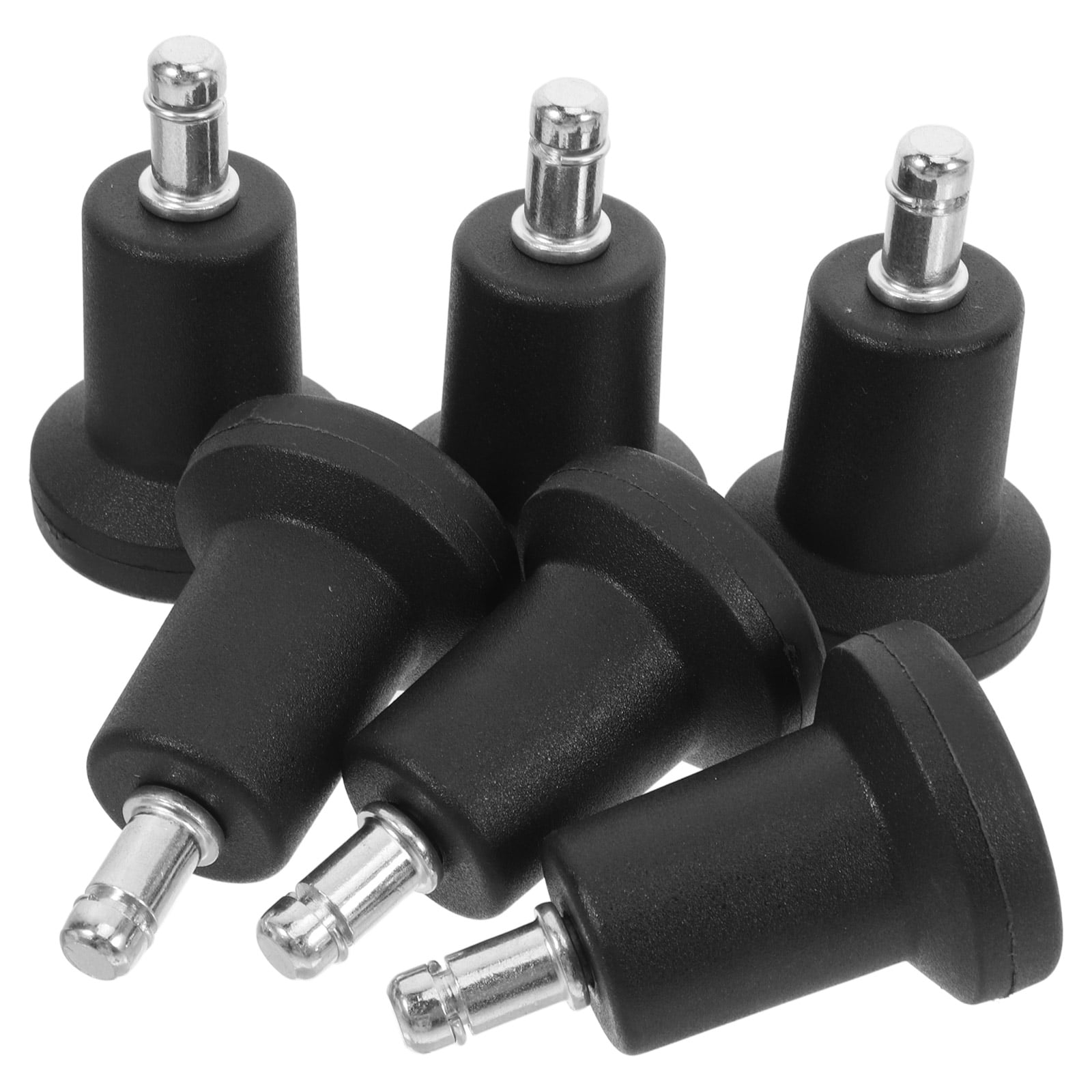 Masteelf 6 Pcs Fixed Stationary Castors Chair Wheels for Hardwood ...