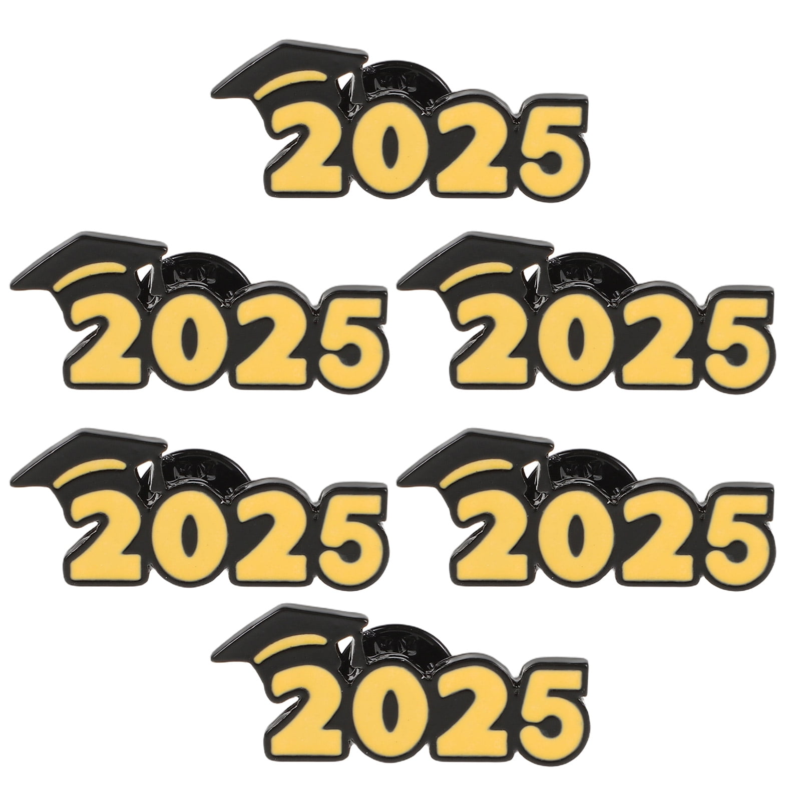 Masteelf 6 Pcs Graduation Cap Pins Gold Patches Door Lock Drawer Photo ...