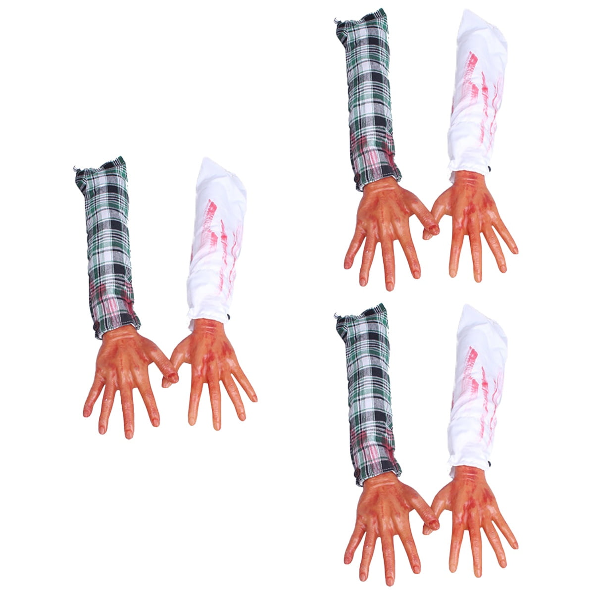 Masteelf 6 Pcs Halloween Fake Hands Dead Hands Props Hand Props ...