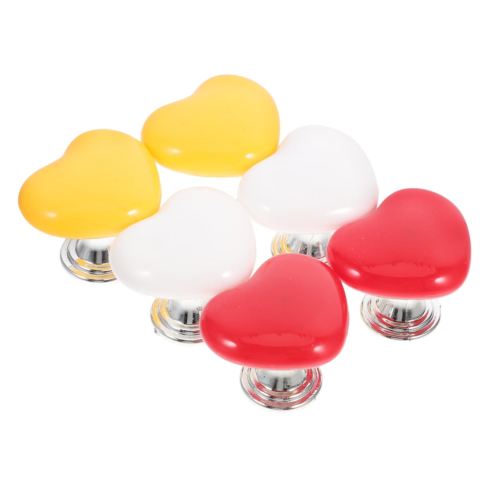 Masteelf 6 Pcs Heart Shaped Toilet Button Toileting Liquid Float Valve ...