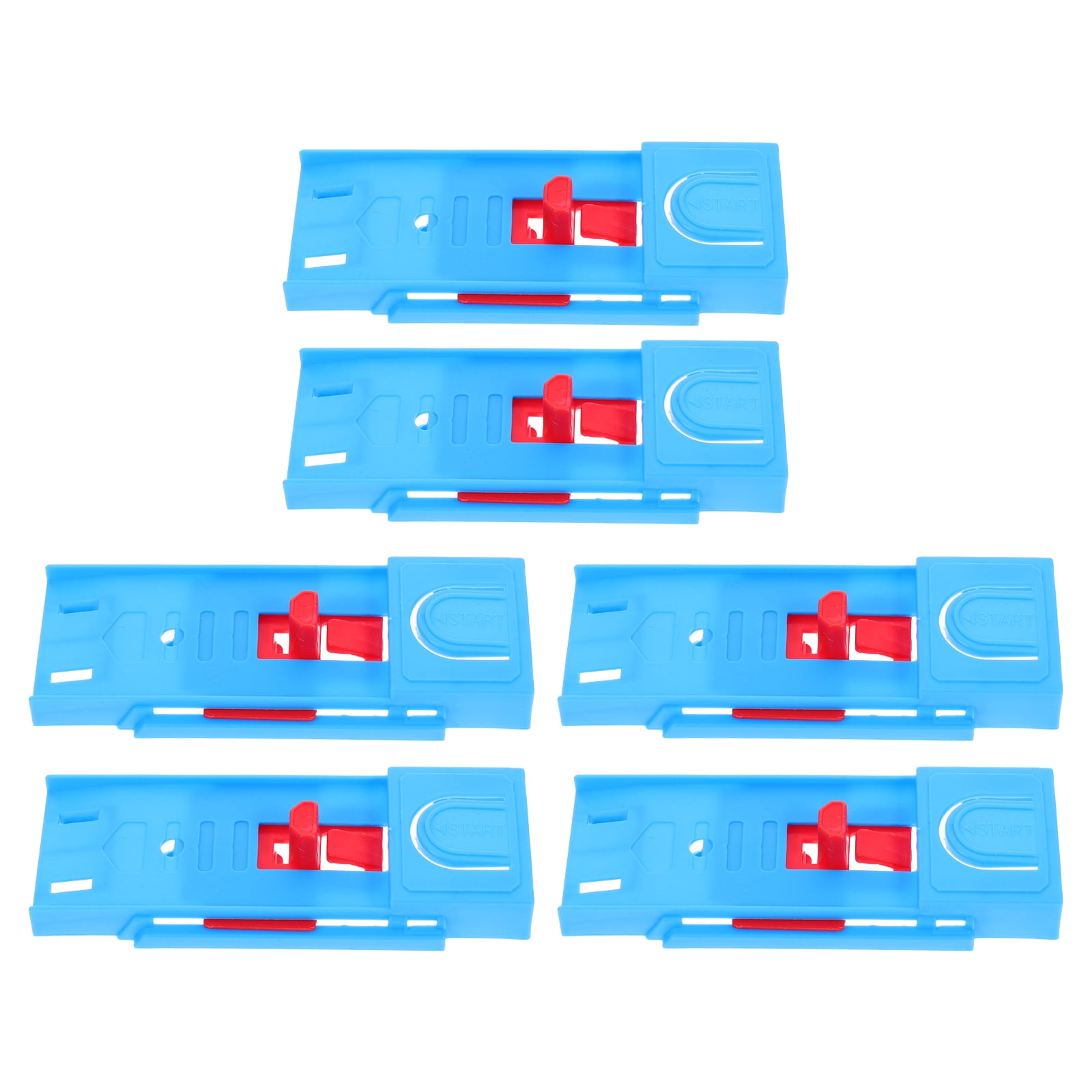 Masteelf 6 Pcs Kids Race Car Launcher Toys Racing Track Accessories ...