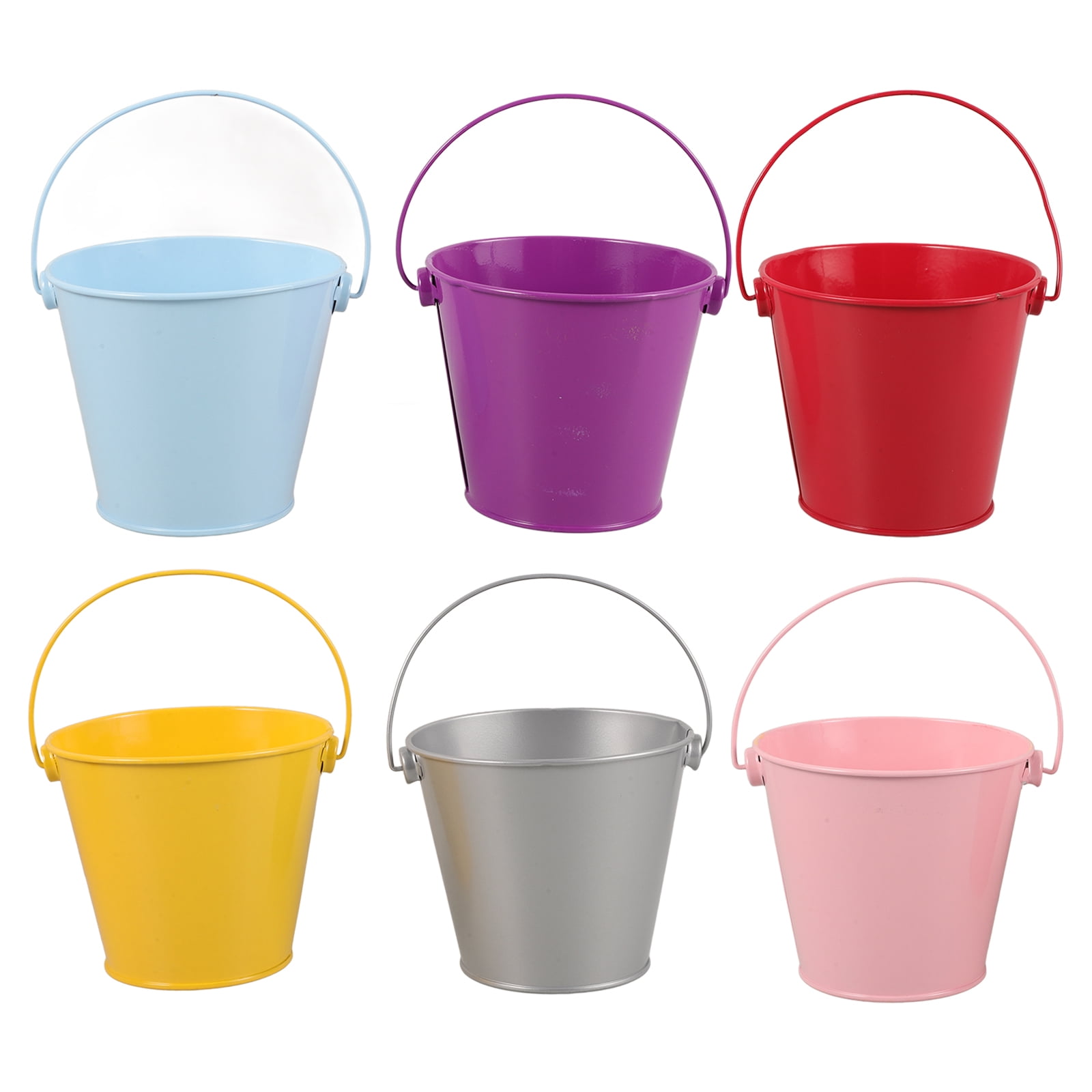 Masteelf 6 Pcs Mini Bucket Small Colour Buckets Hanging Planter Indoor ...