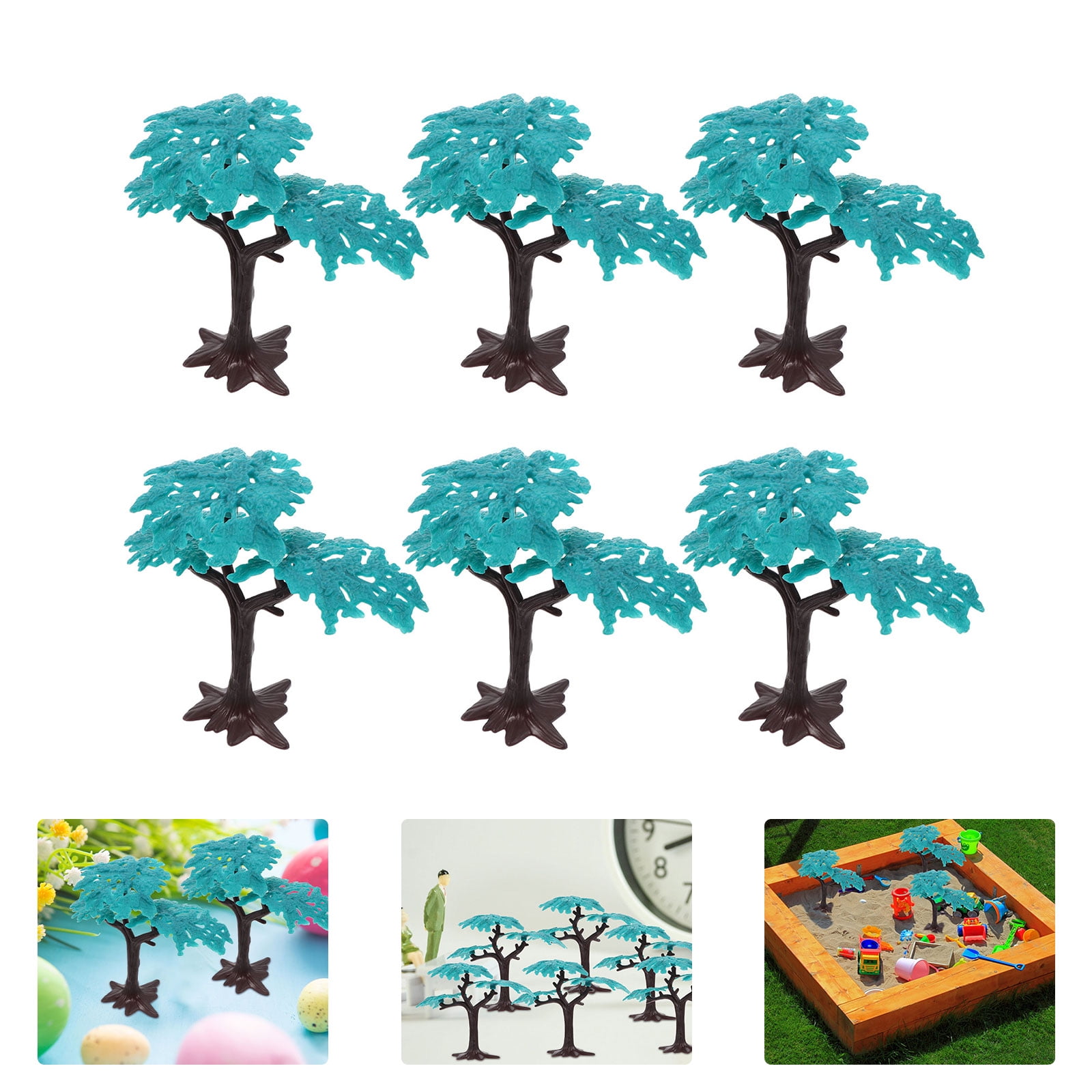 IDEANATEGRATE Miniature Landscape Decor Miniture Decoration 6Pcs 4.72X3 ...
