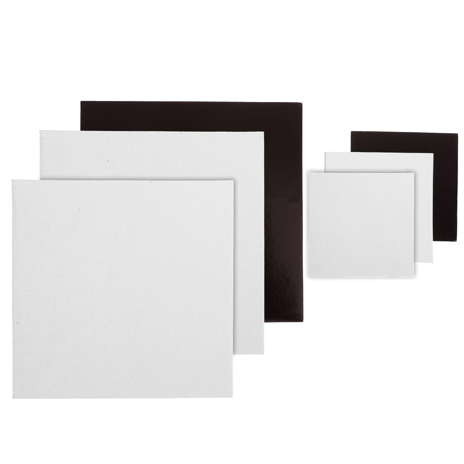 Masteelf 6 Pcs Oil Painting Board Set Canvas Drawing with Border Blank ...