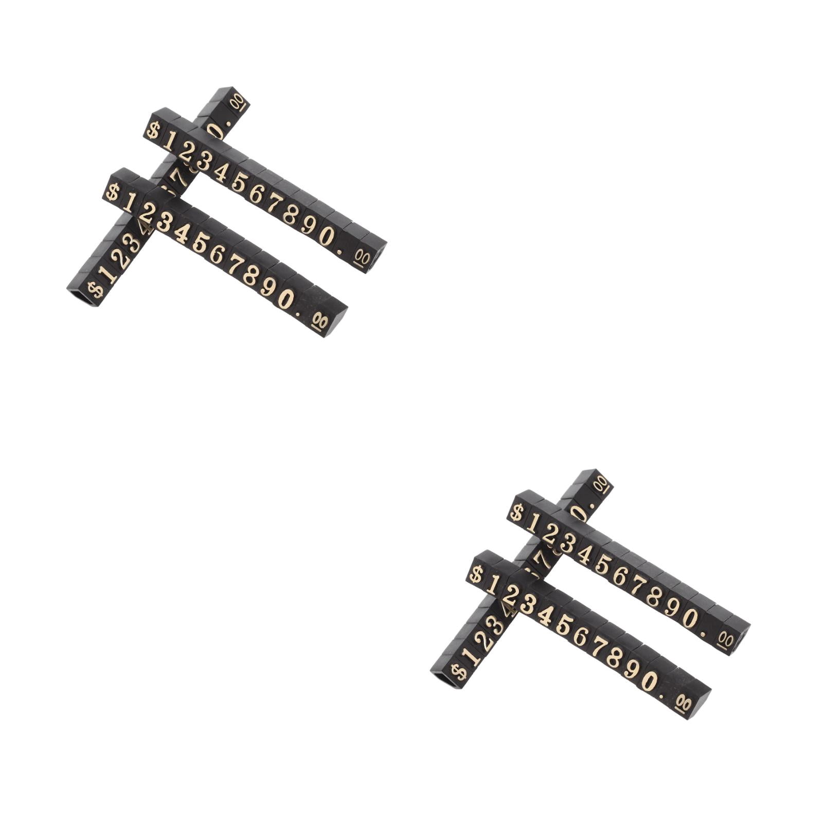 Masteelf 6 Pcs Price Display Cube Adjustable Price Tag For Jewelry ...