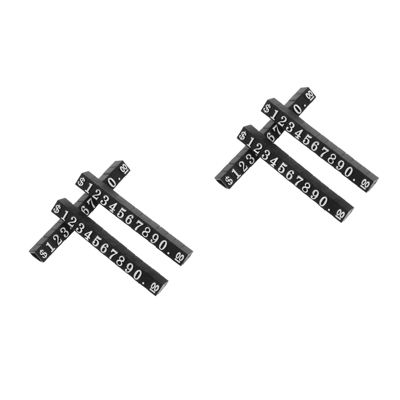 Masteelf 6 Pcs Price Display Cube Adjustable Price Tag For Jewelry ...