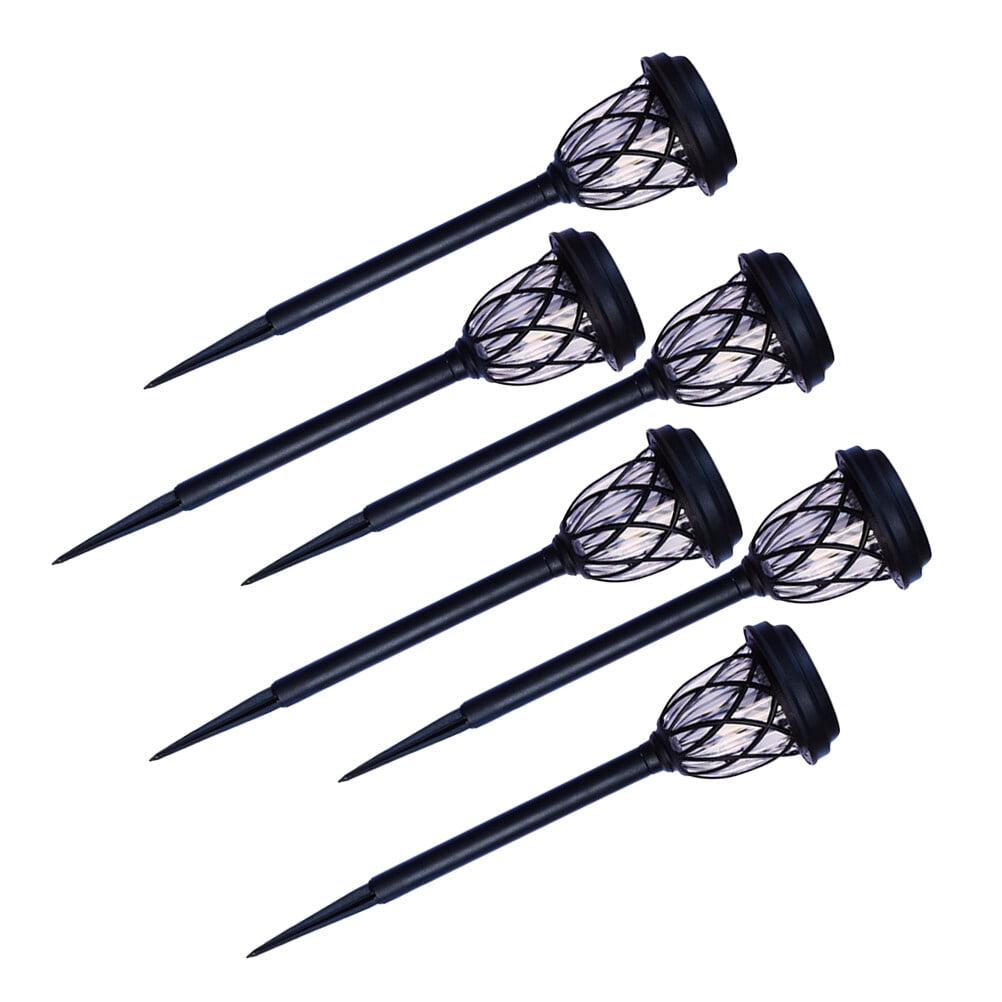 Masteelf 6 Pcs Solar Ground Plug Light Garden Lights Outdoor Walkway ...