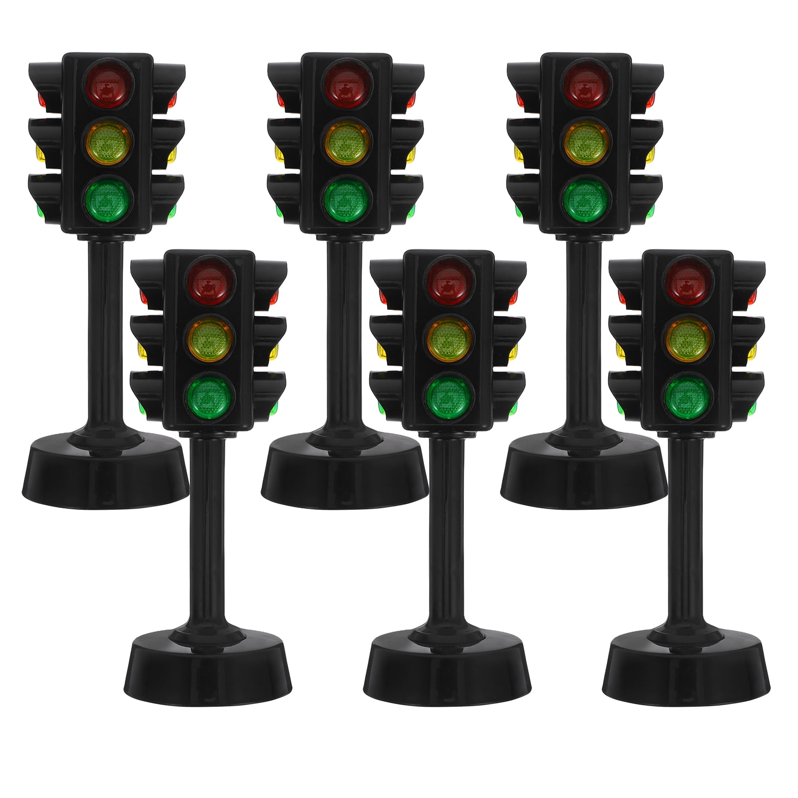 Masteelf 6 Pcs Traffic Light Toys Indoor Wall Gift Lights Gooseneck ...