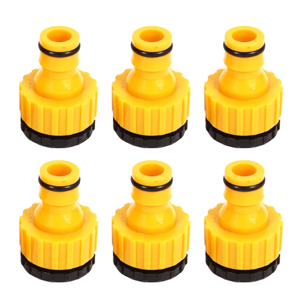 Masteelf 6 Pcs Washing Machine Hose Pipe Fittings Lawn Watering Adapter ...