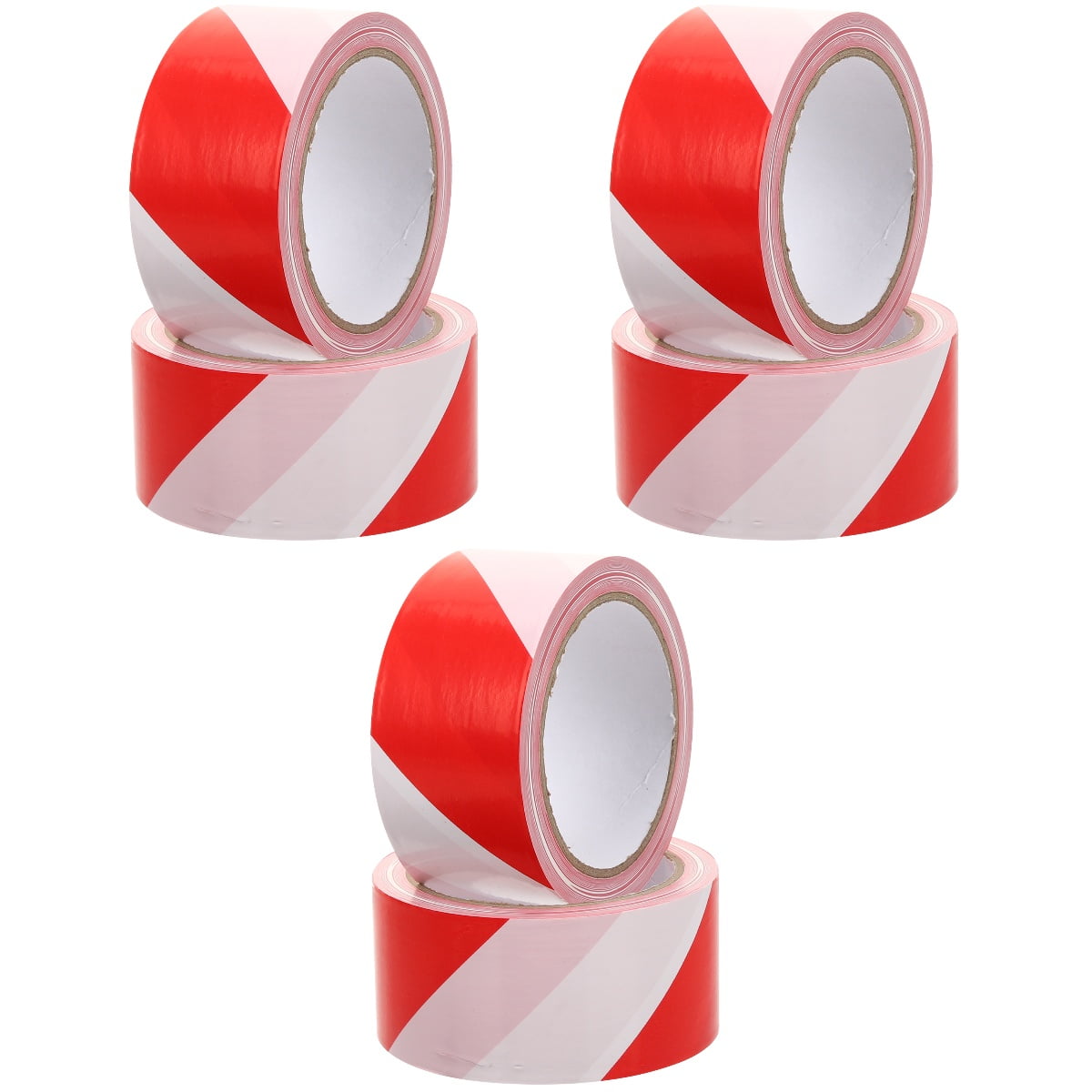 Masteelf 6 Rolls Caution Tape Red White Striped Caution Tape Non Sticky ...