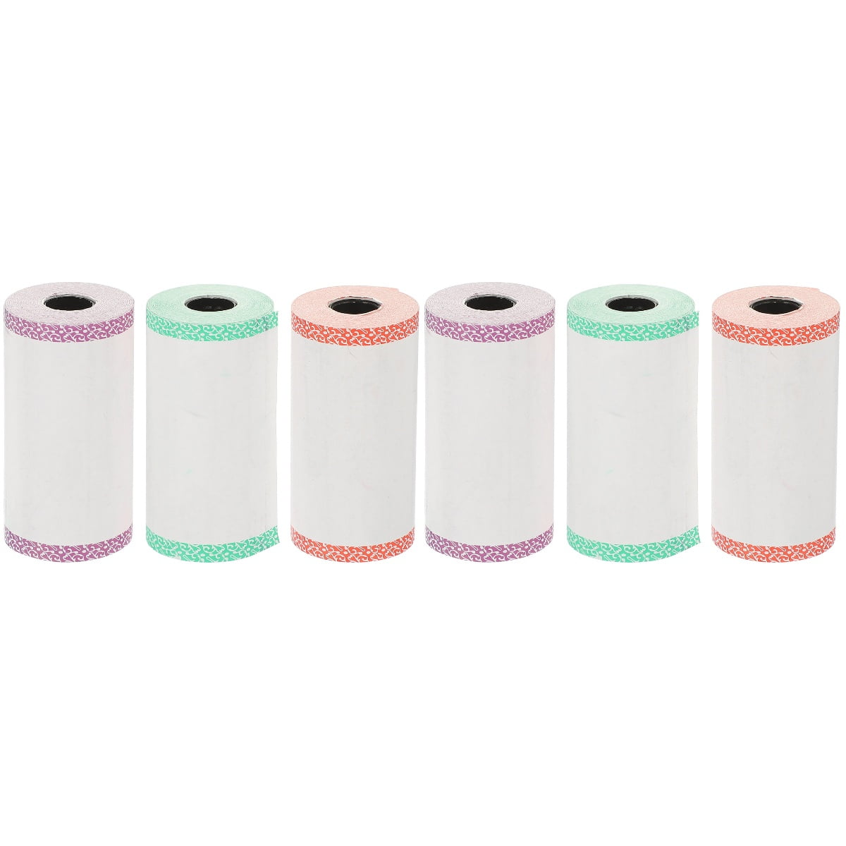 Masteelf 6 Rolls of Receipt Paper Printing Receipt Paper Rolls Multi ...