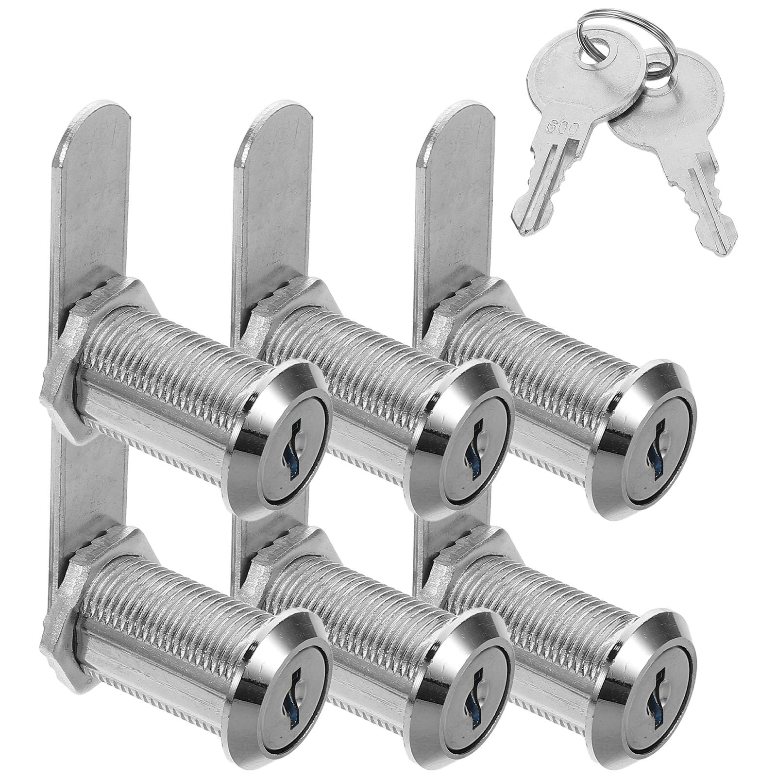 Masteelf 6 Set Office Cabinet Lock Key Set Table Drawer Iron Multi ...