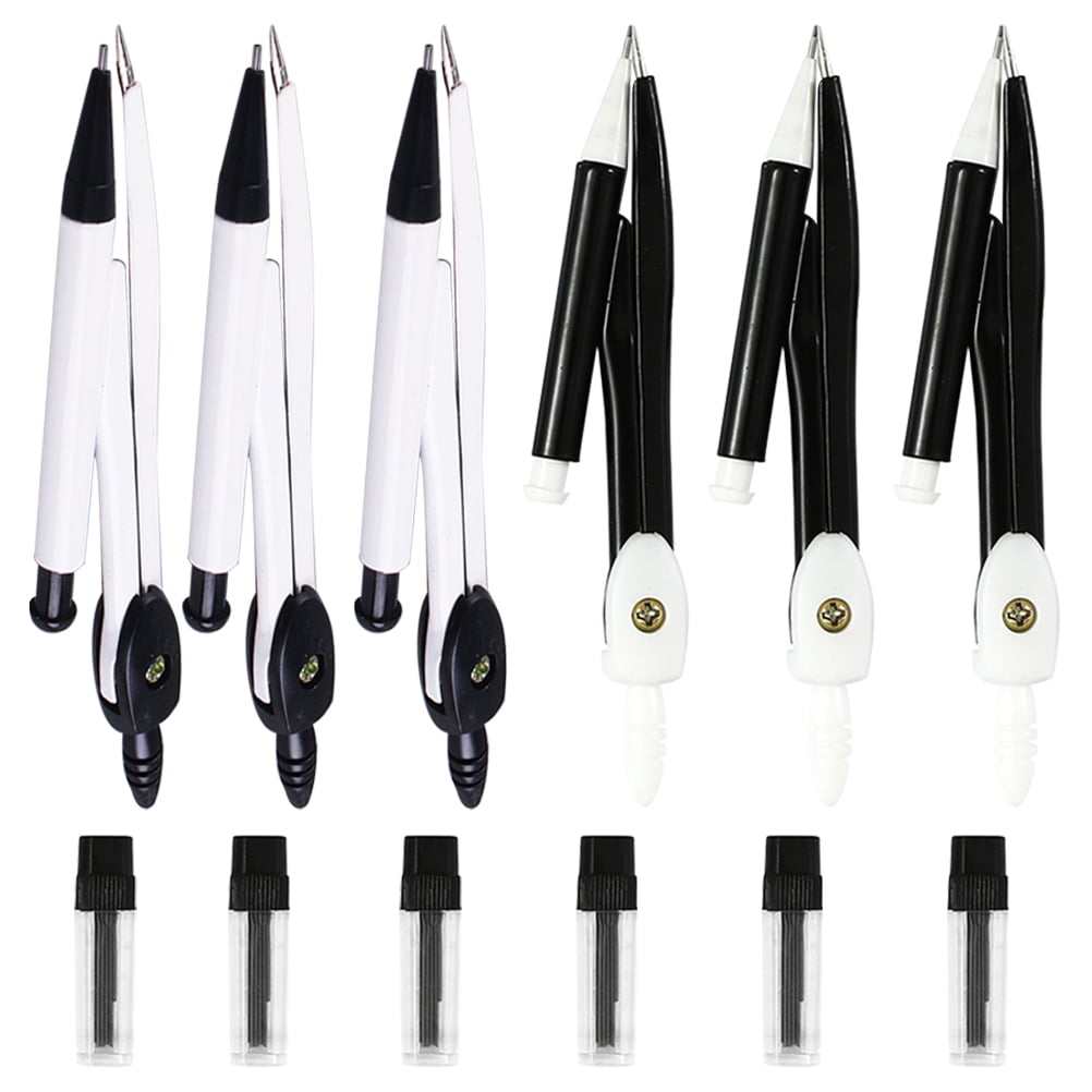 Masteelf 6 Sets Circle Drawing Tool Compass for Kids Tools Student Use ...