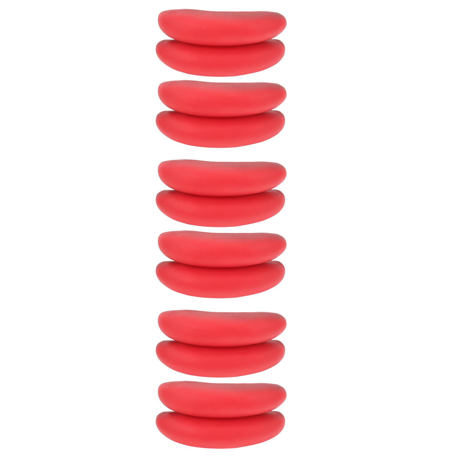 Masteelf 6 Sets Funny Red Lip Mouth Props For Cosplay Party Big Sausage Mouth For April Fool'S ...