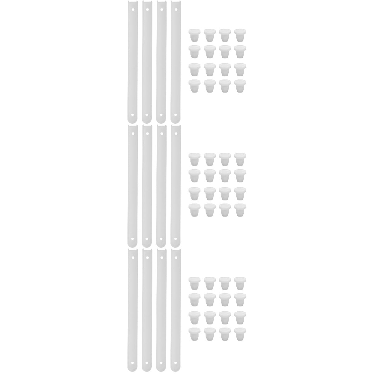 Masteelf 6 Sets Simple Drawer Guides Tracks Drawer Slide Tracks Drawer ...