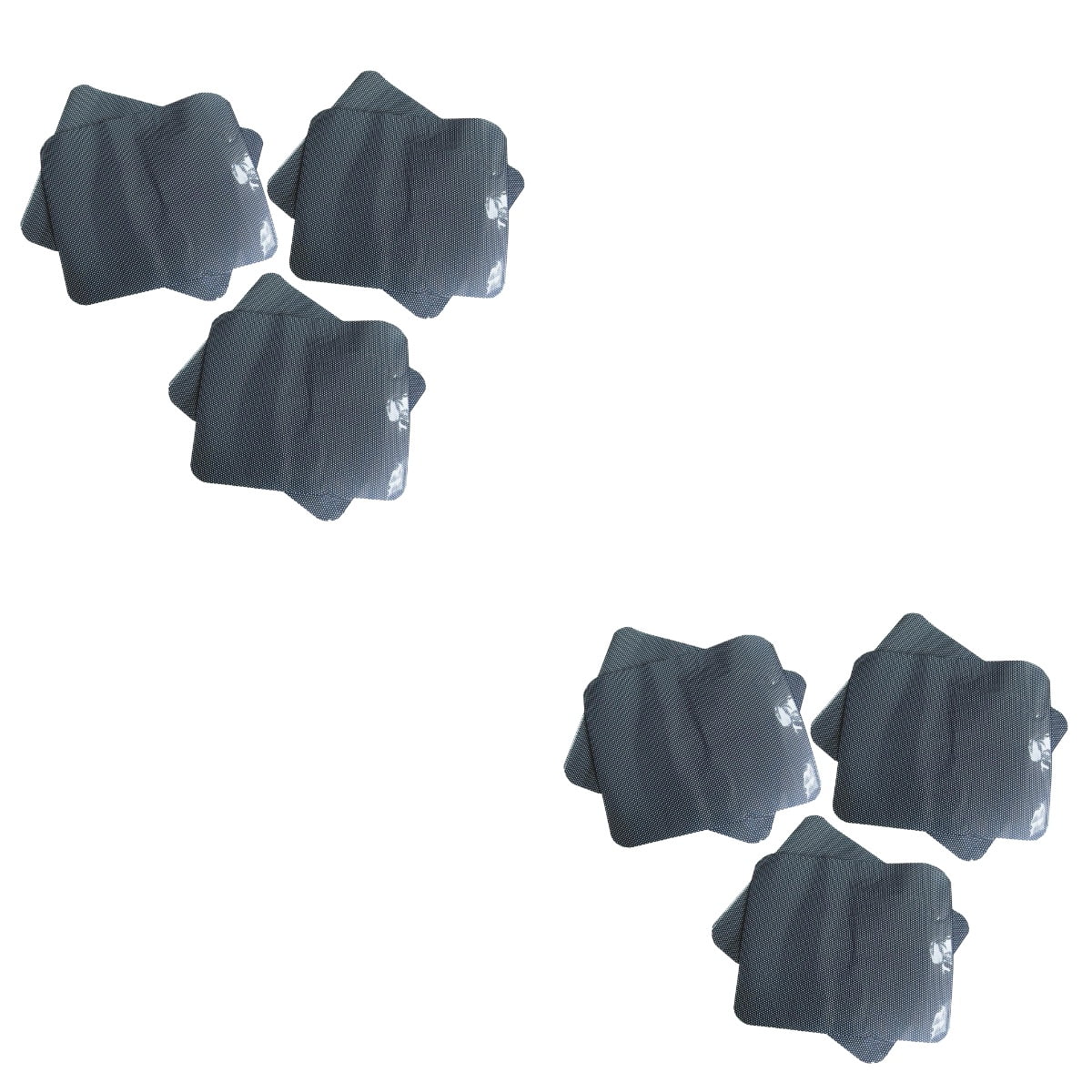 Masteelf 6 Sets of Car Side Window Sunshade Sticker Adhesive Black Film ...