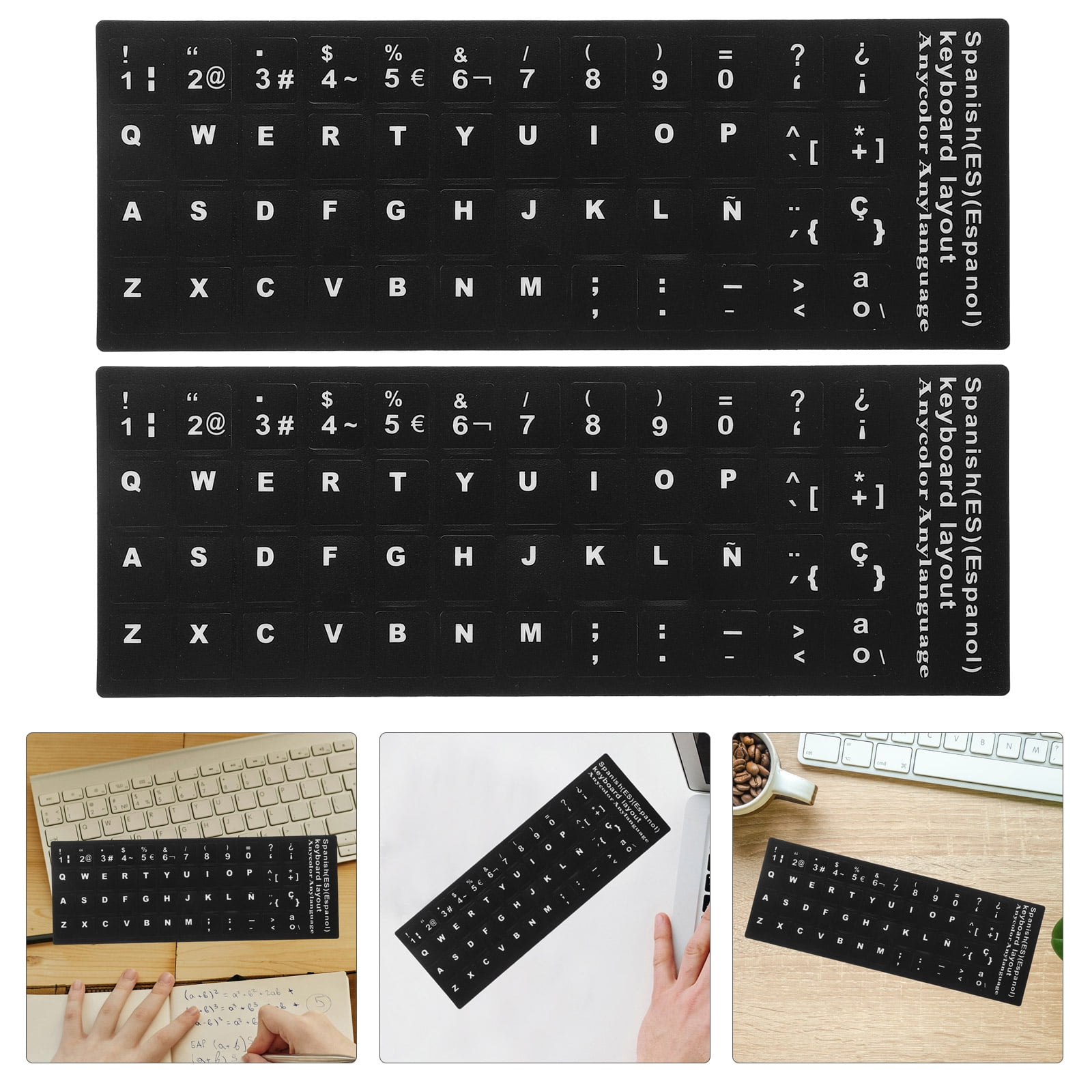 Masteelf 6 Sheets Laptop Keyboard Stickers Computer for Aesthetic ...