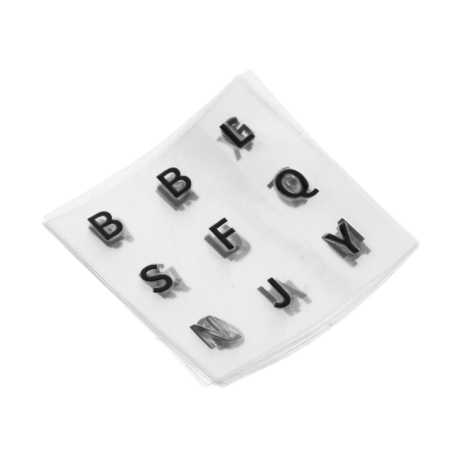 6 Sheets Cube Toy English Letter Stickers for Low Vision Puzzle Cube 1 ...