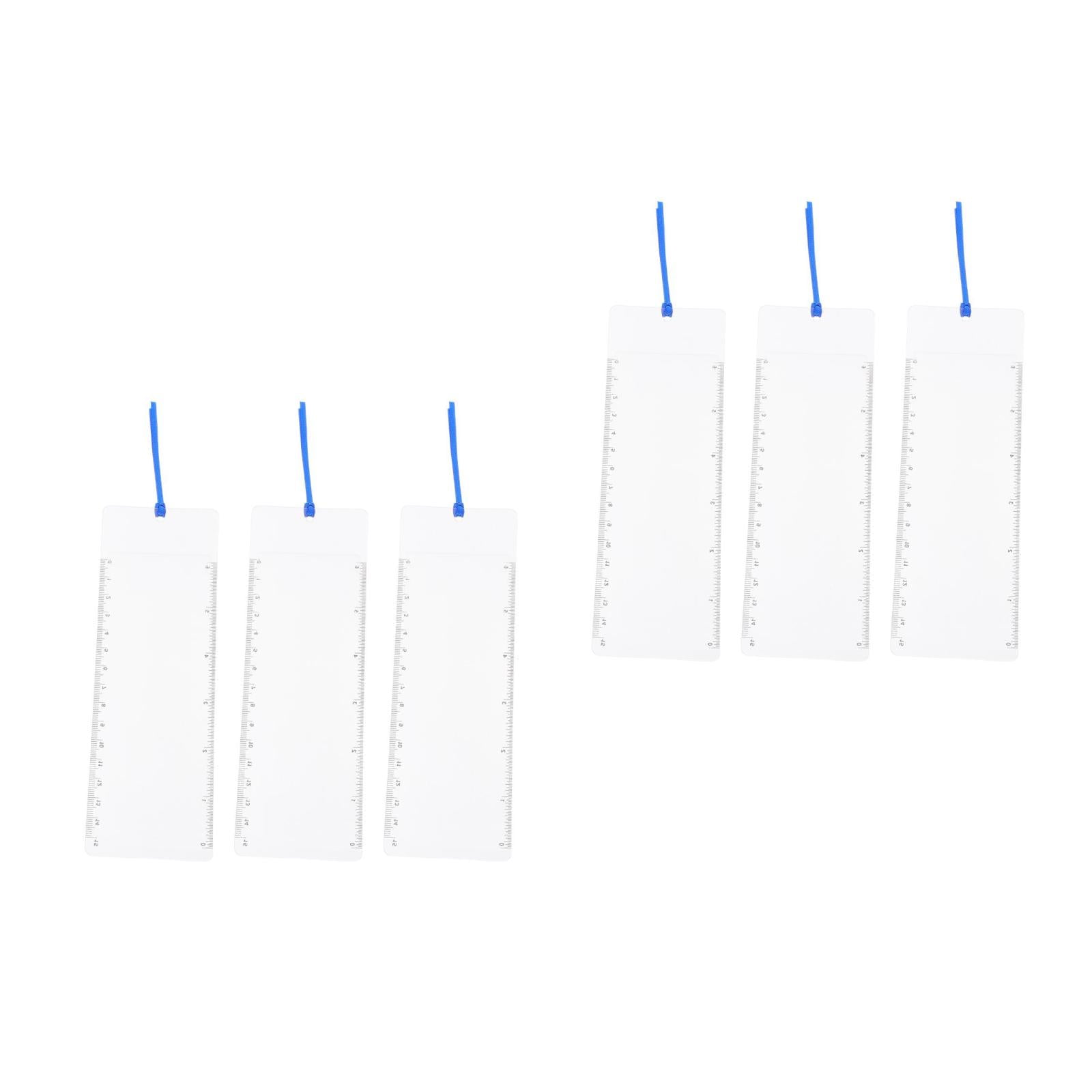 Masteelf 6 pcs Bookmark Magnifier With Ruler 3x Magnifying Sheet Page ...